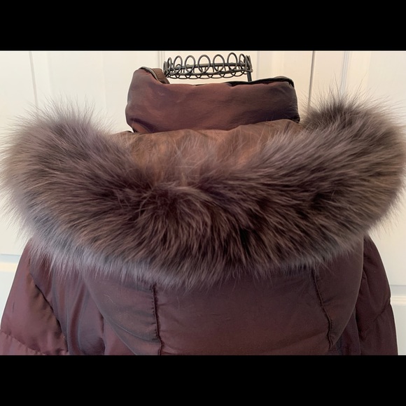 Fen-Nelli | Jackets & Coats | Fennelli Plum Coloured Down Filled Hooded ...